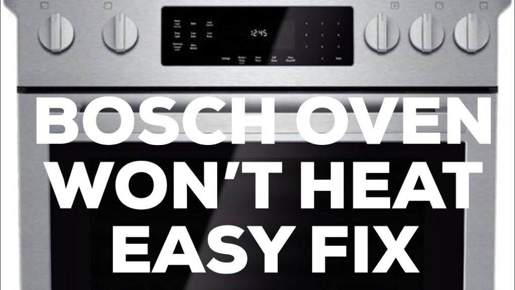 Bosch Oven Not Working: Troubleshooting Tips & Fixes